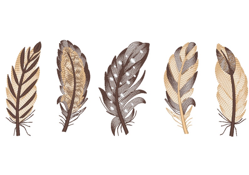 Light Tiger Leopard Printed Feathers Light Delicate Feathers | Etsy