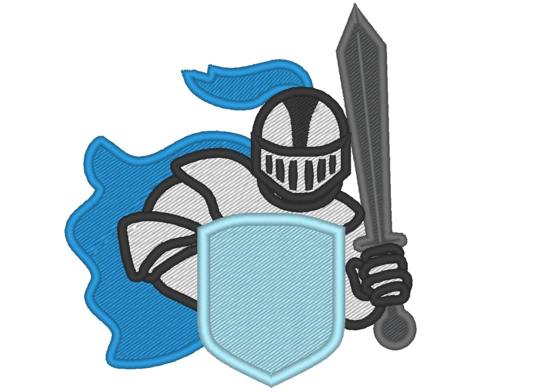 Knight Applique & Fill Stitch Machine Embroidery Designs in Assorted ...