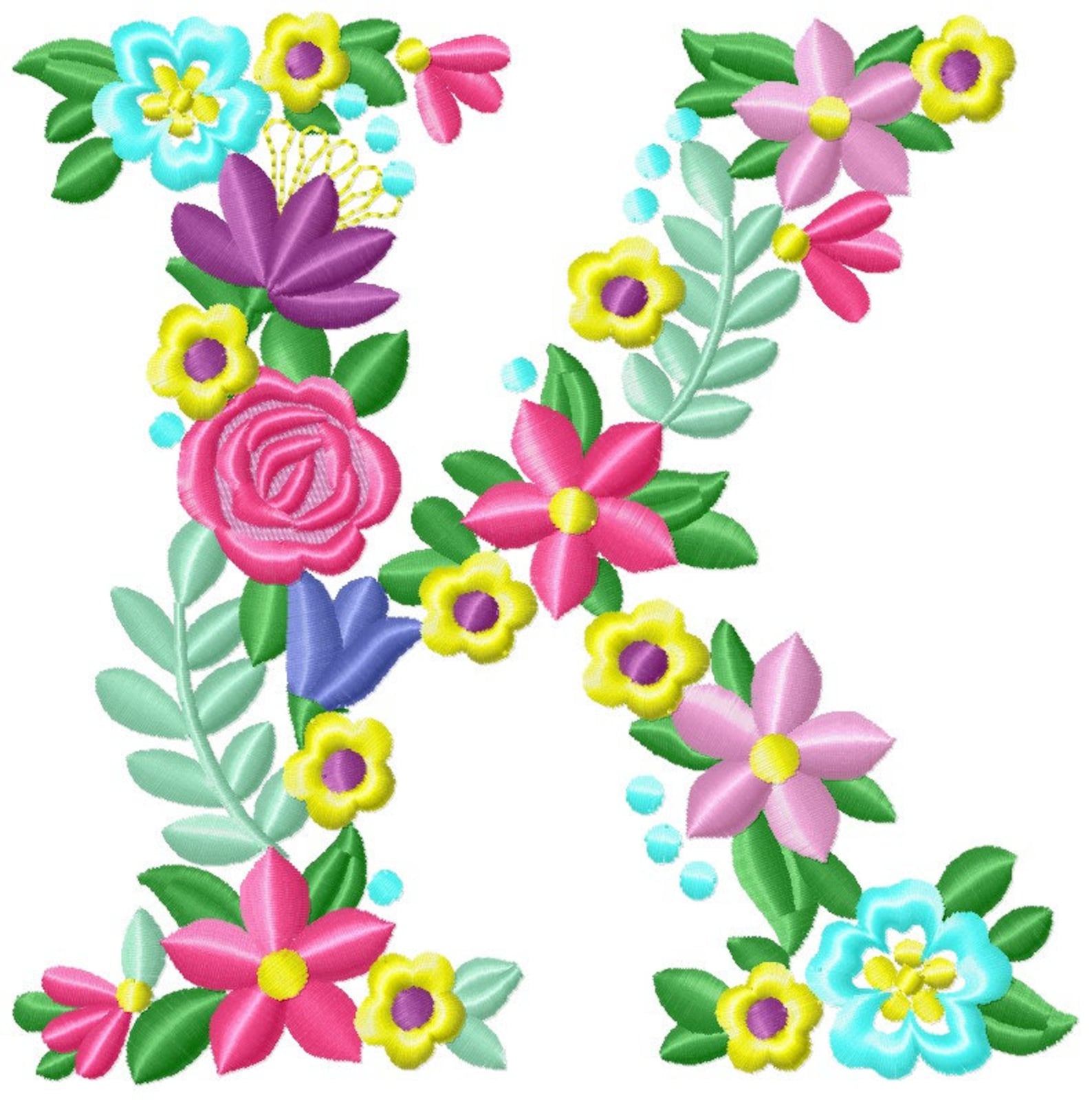 UPDATED! Floral Whole Entire Alphabet Garden Flag Monogram Liberty ...