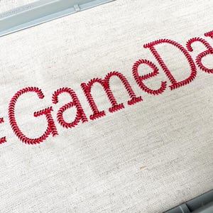 Baseball Stitch BLOCK FONT Awesome Stitch Block Sport Varsity Alphabet ...