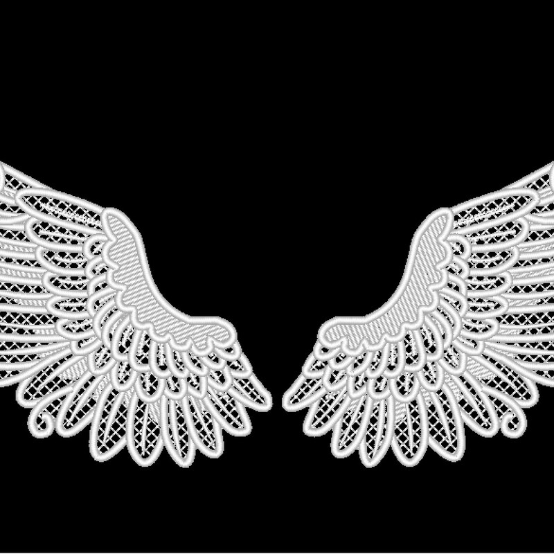 Lace Angel Wings - Etsy