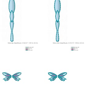 Dragonfly 3D Three-dimensional Embroidery 3D Dimensional FSL Free ...
