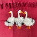 Rooster Fringed Fluffy Chenille Farm Bird Small Machine Embroidery ...