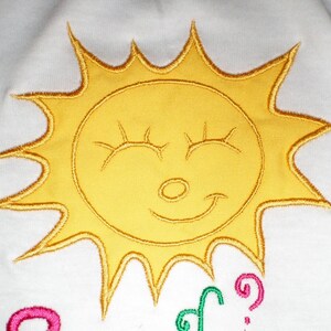 Summer Sun Sunshine Machine Embroidery Applique Designs - Etsy