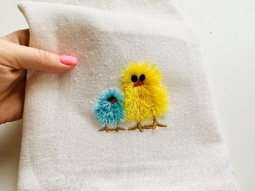 Little Big Chicks Machine Embroidery Designs Fringed Fluffy Chick ...