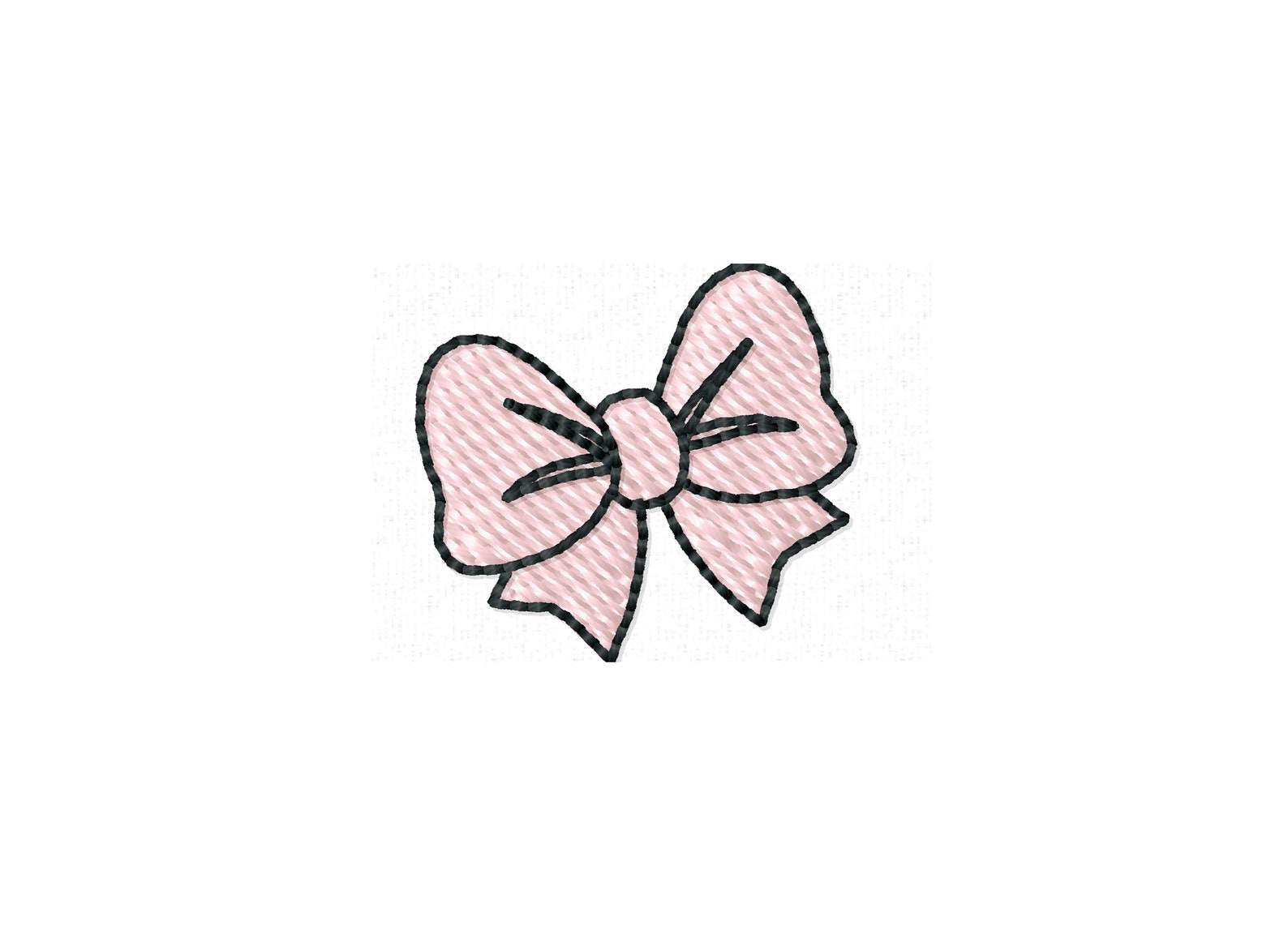 Mini Micro Wee Bow Bows Fill Stitch Machine Embroidery Designs in Small ...