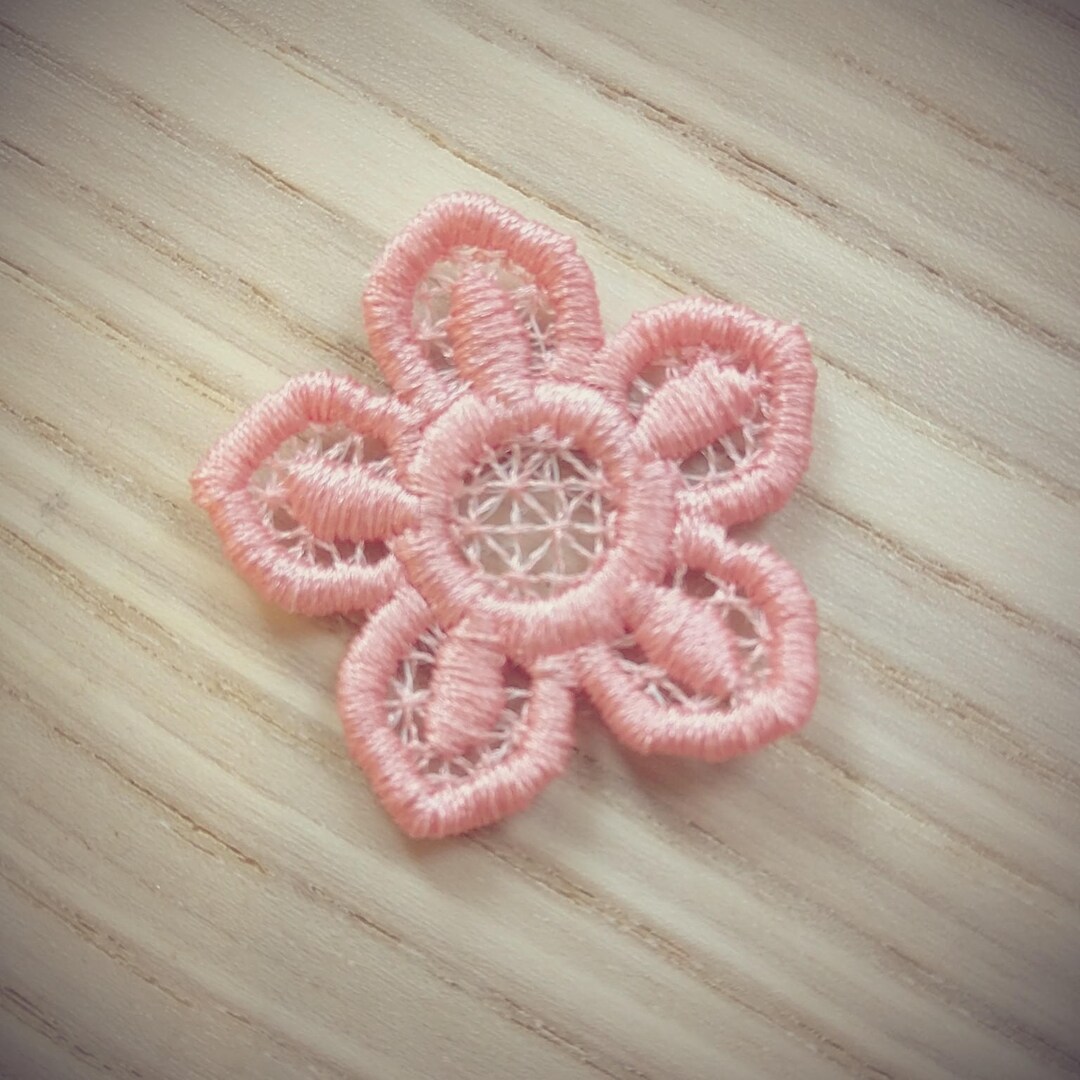 Single Mini Delicate Classy Lace Flower FSL Flower Mini, Free Standing ...