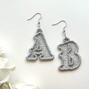 Lace Font FSL Free Standing Lace Hanging Monogram Initial Letters ...