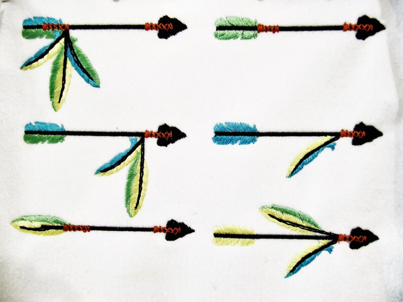 Assorted Mini Arrows SET of 6 Single Arrows Machine | Etsy