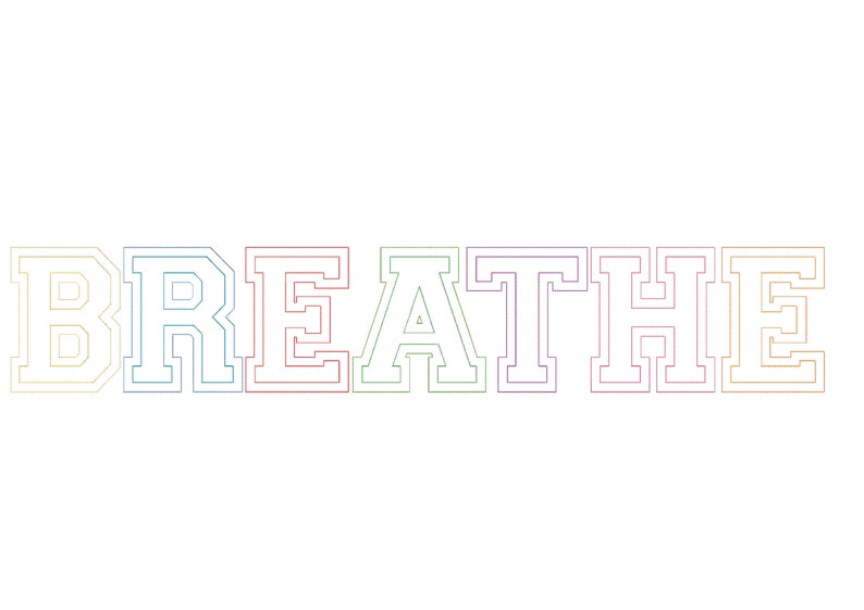 Varsity Block Sport Glitter HTV Vinyl Simply Applique Font Machine ...