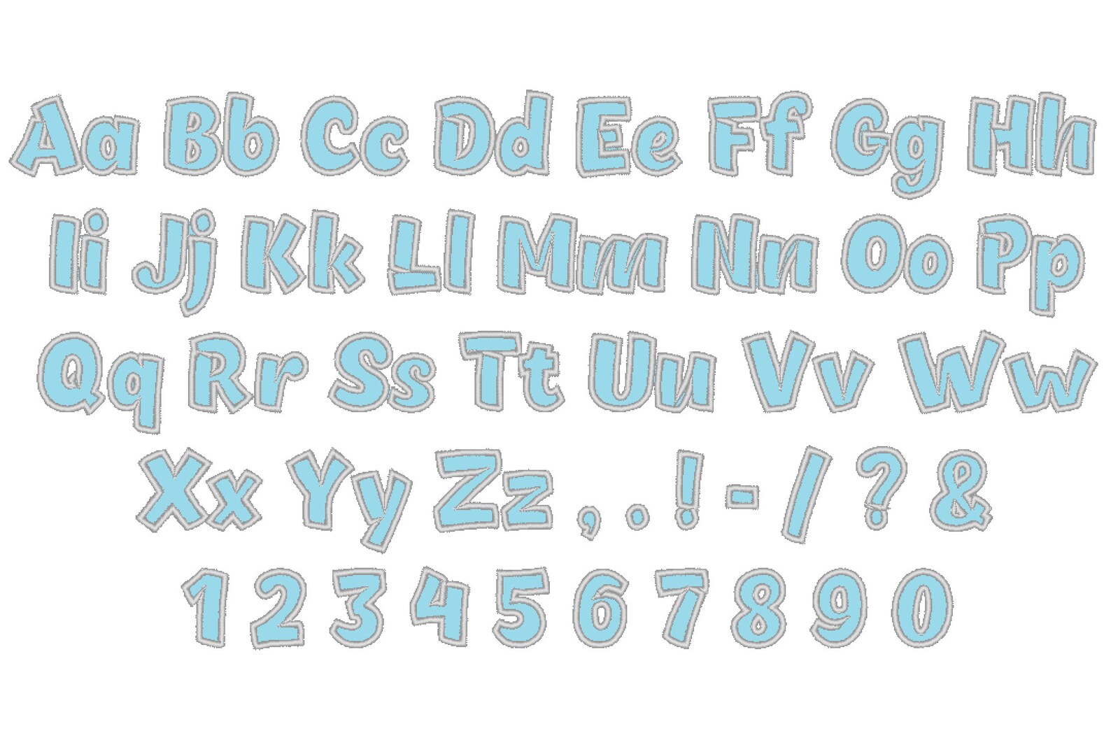 Monogram Applique Font Machine Embroidery Applique Designs - Etsy