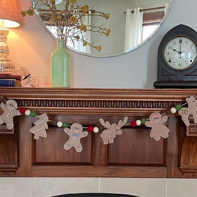 Cute Christmas Gingerbread Set - Machine Embroidery Designs ITH in the ...