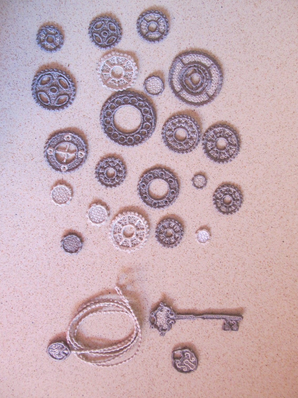 Gear Gears Steam Punk Skeleton Lace Key Gear FSL Gears - Etsy