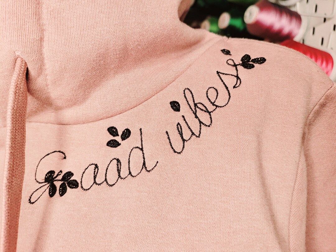 Leaves Alternate Handwritten Script FONT Machine Embroidery Designs in ...