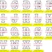 Split Font Machine Embroidery Applique Designs, Monogram Set Mini Font ...