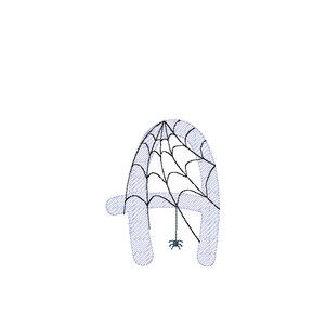 Spiderweb Font Embroidery Spider's Web Alphabet Halloween Cobweb Spooky ...