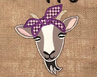 Goat Embroidery - Etsy