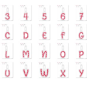 Big Candy Key Fob Snap Tab Gingham Tartan Monogram Letters A-Z and ...