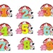 Farm Birthday Numbers WHOLE Set 1 9 With Cow, Pig, Horse and Rooster ...