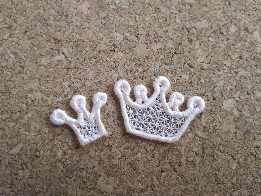 Little Princess MINI Crown 2 Types Set of 2 Lace Crowns FSL ...