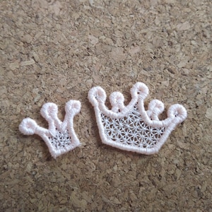 Little Princess MINI Crown 2 Types Set of 2 Lace Crowns FSL ...