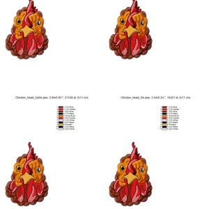 Chicken Fringed Fluffy Chenille Farm Bird Chicken Head Face Machine ...