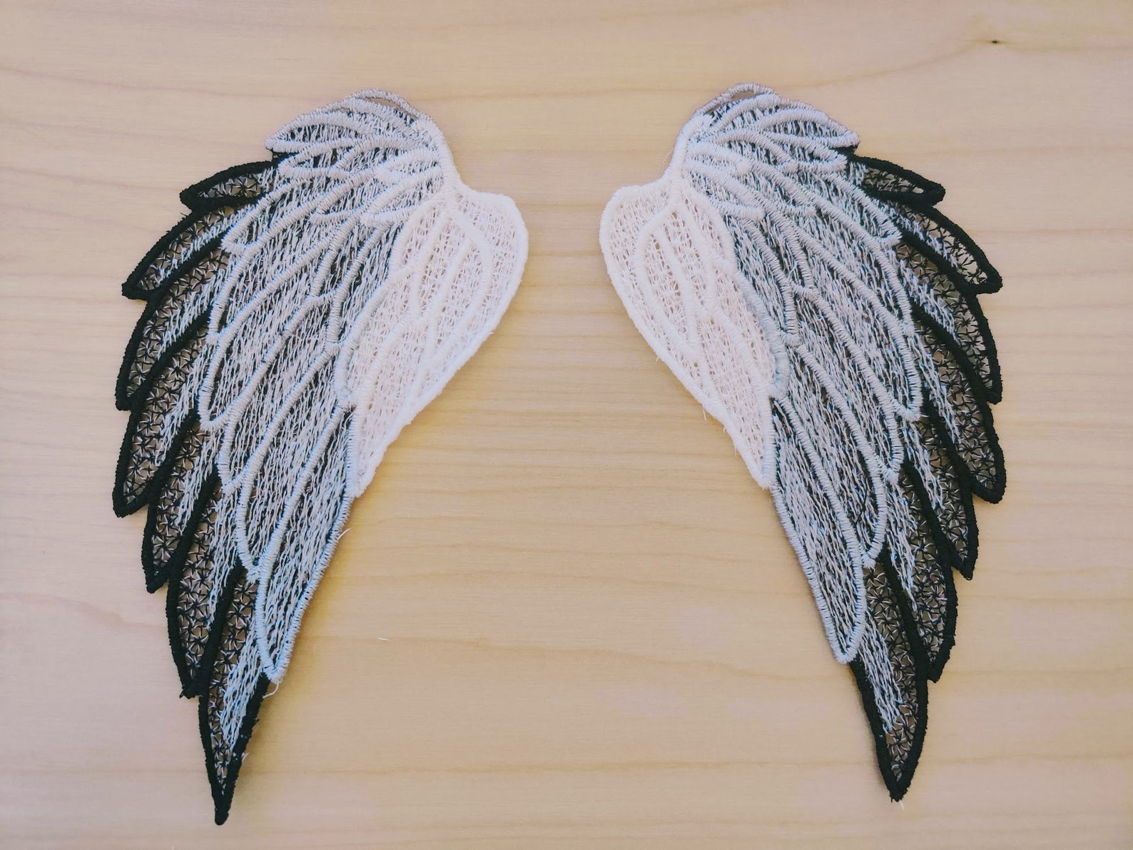 Golden Angel Lace Wings FSL Free Standing Lace Angel Wings Fairy Wings ...