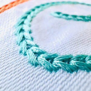 Bold Chain FONT Dense Chain Stitch Medium and Big Sizes Alphabet ...