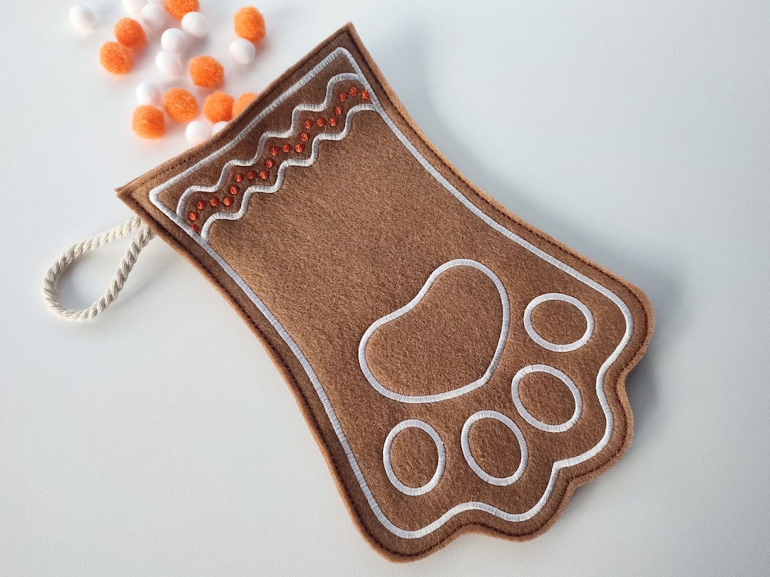 Christmas Stocking SET of 4 Types Simple Felt in the Hoop ITH Project ...