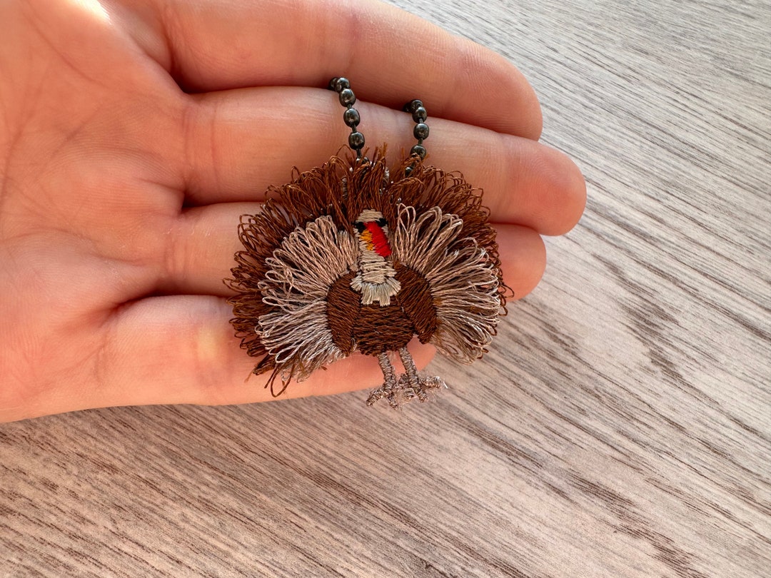 Fringe Turkey Cute Fluffy Earrings Charm Necklace Pendant FSL ...