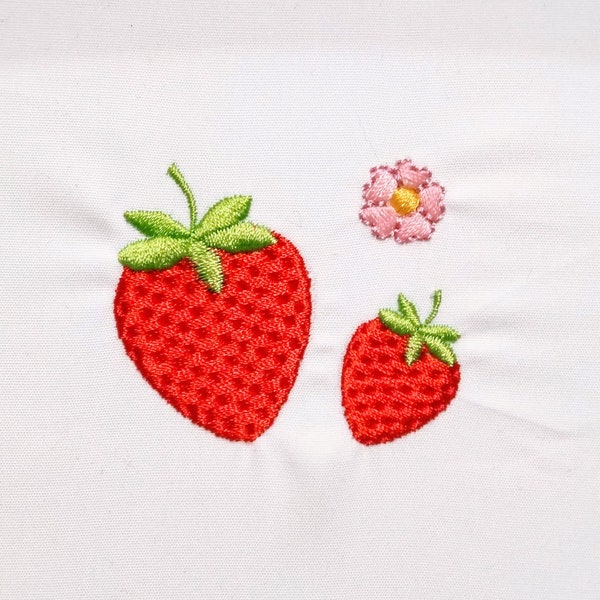 Strawberry Machine Embroidery Designs - Etsy
