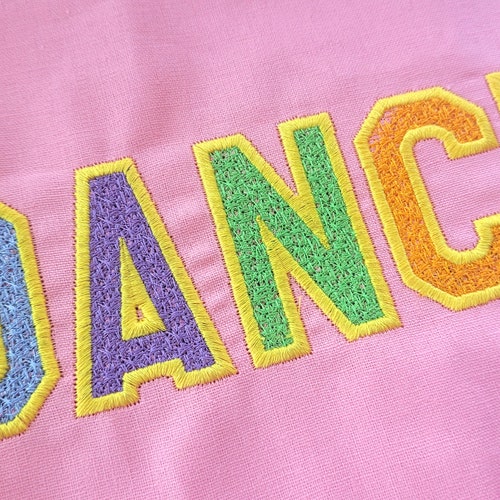 Fringed Fluffy Font Chenille Layers Athletic Sport School Team - Etsy