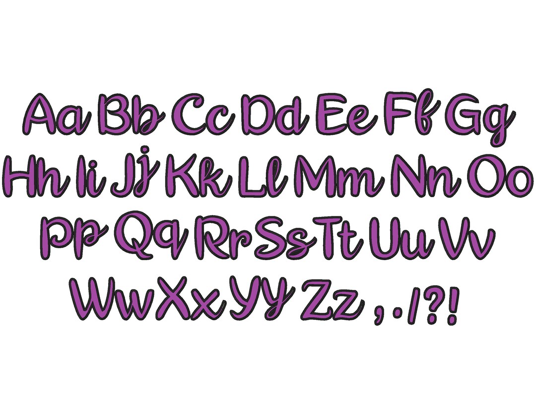 Monogram Applique Font Machine Embroidery Applique Designs, Monogram ...