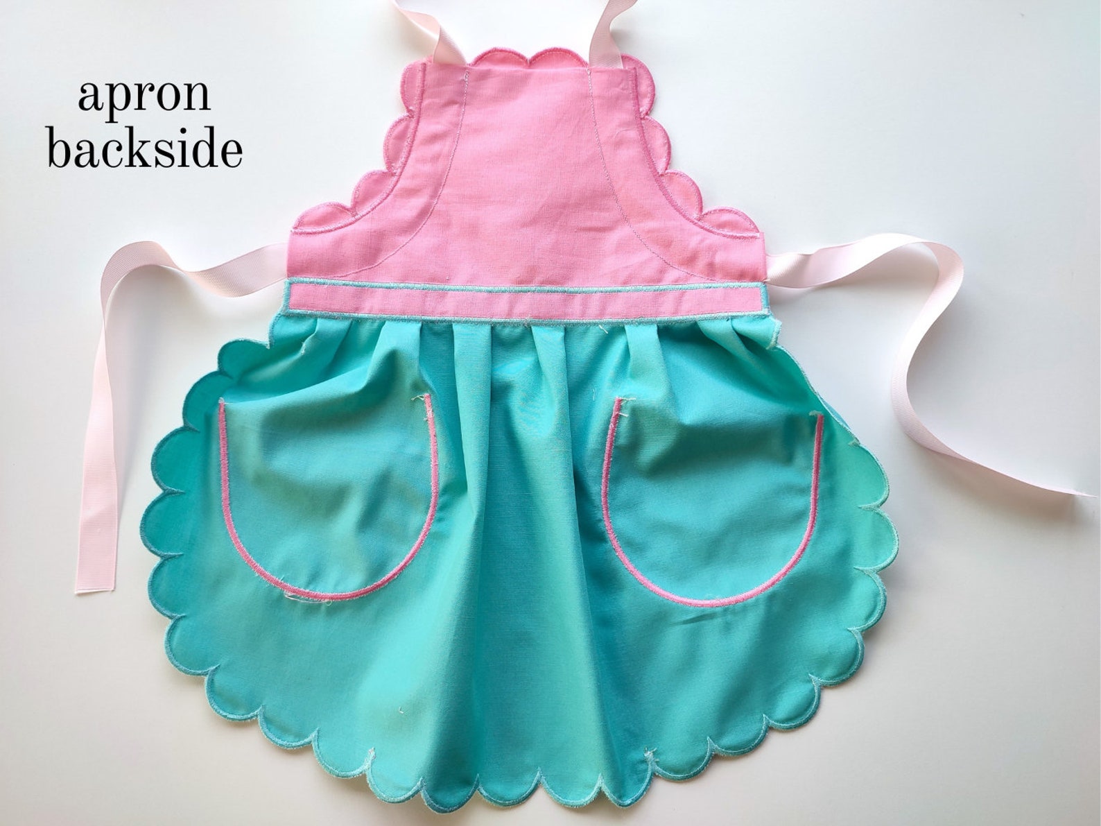 Cute Scallop Apron ITH in the Hoop Machine Embroidery Designs - Etsy