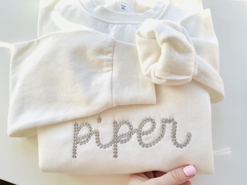 Extra Bold Chain Stitch FONT Piper Machine Embroidery Designs Monogram ...