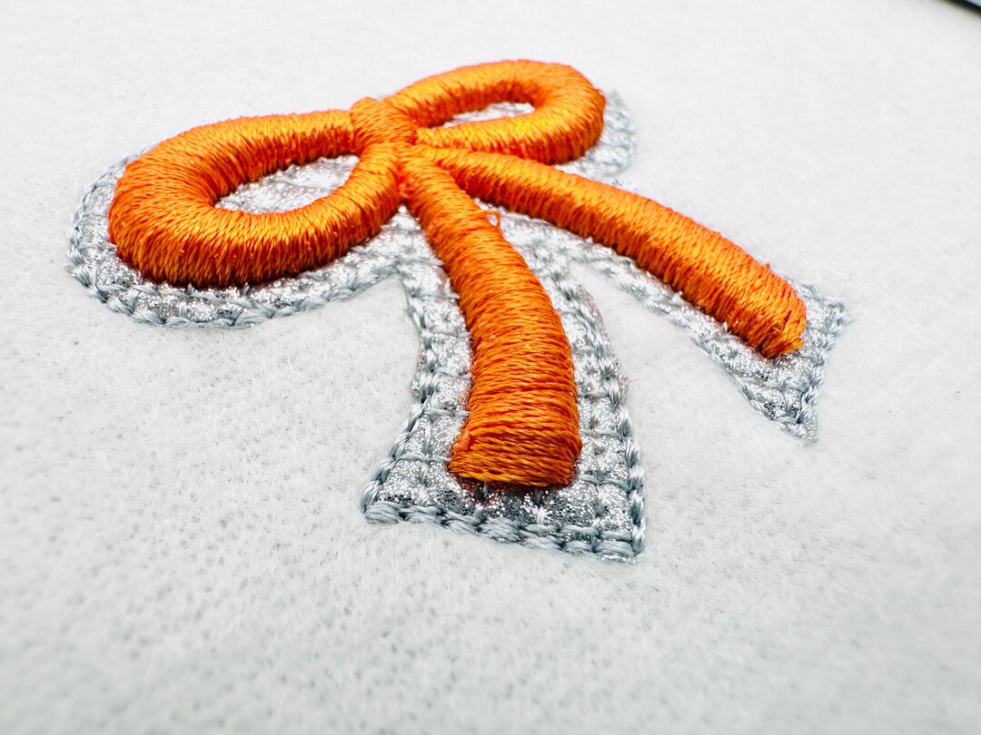 HTV Glitter Vinyl and Puffy Foam Bow Machine Embroidery Designs 3d ...