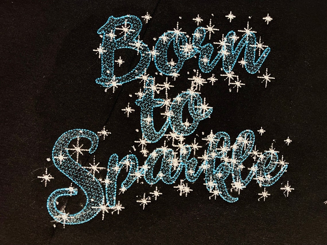 Sparkle Glitter FONT Night Starry Sky Alphabet Kids Girl - Etsy