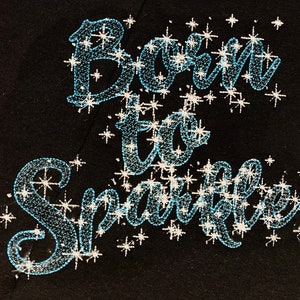 Sparkle Glitter FONT Night Starry Sky Script Glittering Alphabet Kids ...