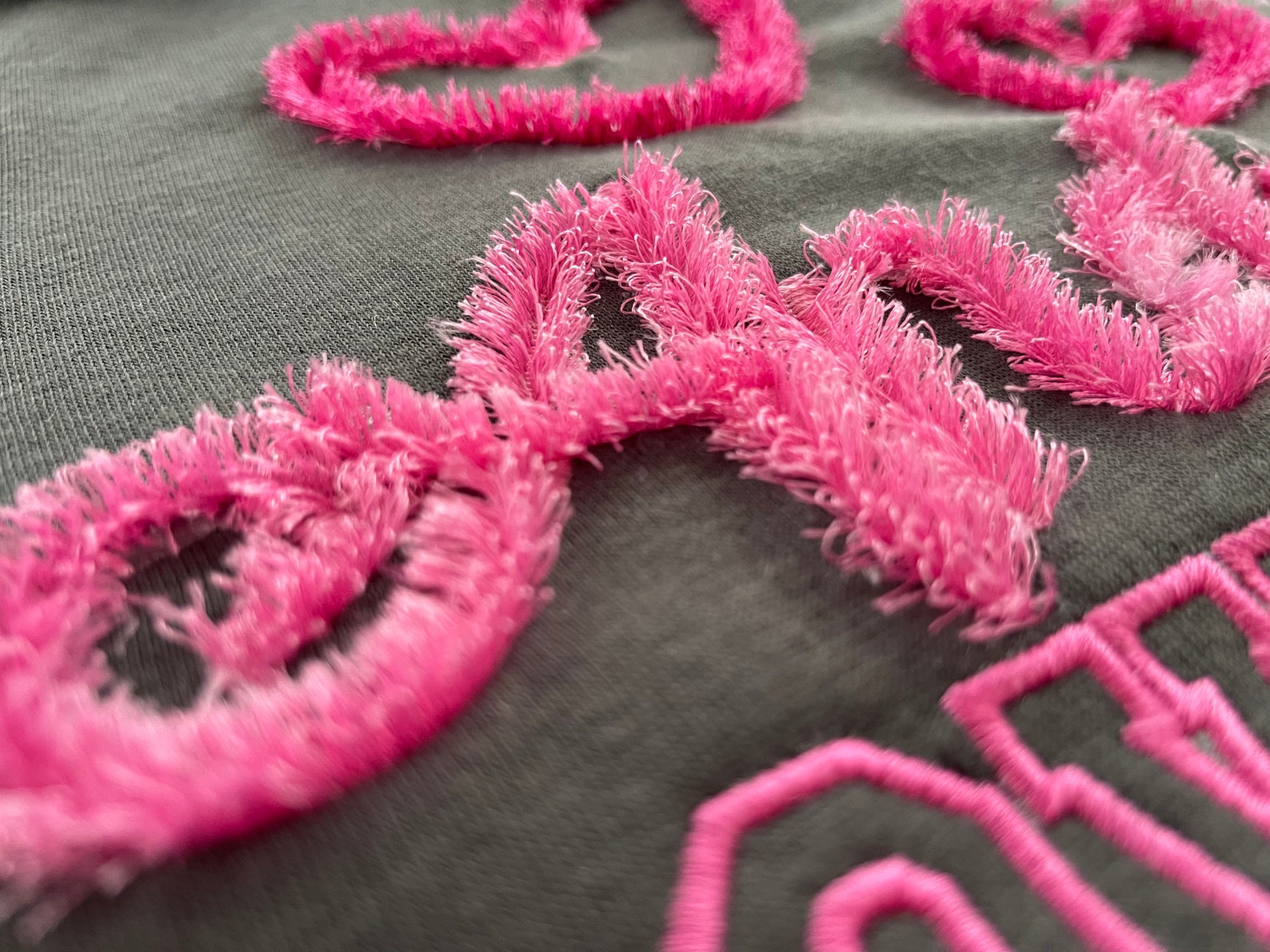 Connected Fringed FONT Alphabet Letters Machine Embroidery - Etsy