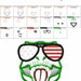 T-rex Dinosaur Face Aviator Glasses 4th of July Patriotic Independence ...