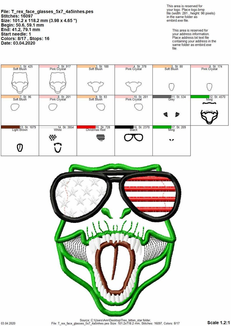 T-rex Dinosaur Face Aviator Glasses 4th of July Patriotic Independence ...