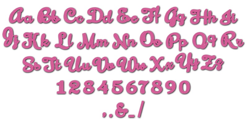 Fill Stitch Harriet Font Alphabet Playful Kids Baby Monogram Name ...