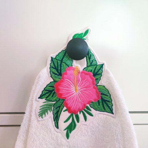 In the Hoop Kitchen Towel Topper Machine Embroidery Design - Etsy