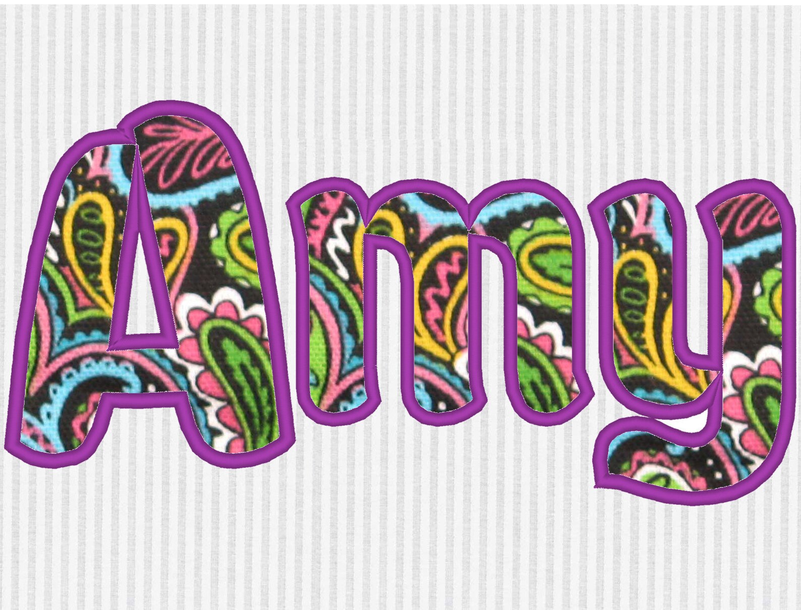 Monogram Applique Font Machine Embroidery Applique Designs - Etsy