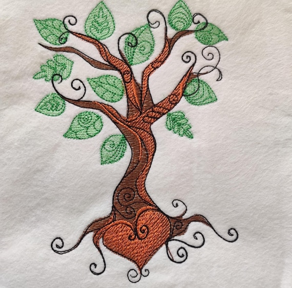 Tree of Life Love Heart Tree Tree Drawing Light Sketch - Etsy