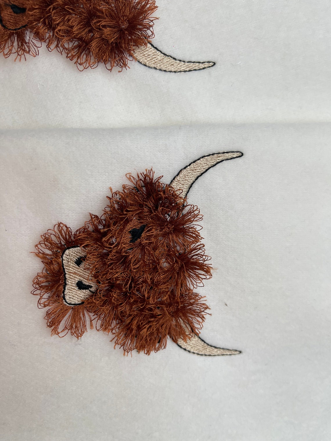 Fringed Highland Cattle Cow Scottish Breed Rustic Cattle - Etsy