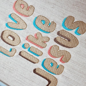 Glitter Bubble Shadow Font HTV Glitter Monogram Sparkle Effect Alphabet ...