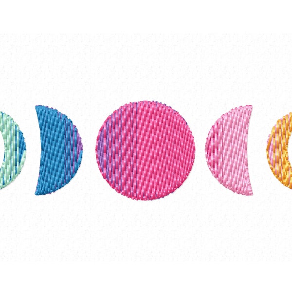 Moon Embroidery - Etsy