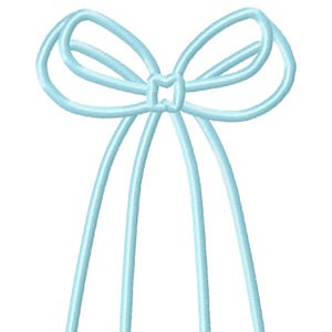 Classic Side Seam Bow Applique Machine Embroidery Designs Floral Thin ...