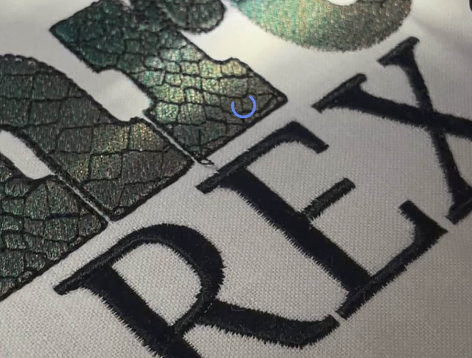T-rex Rex Gradient Ombre Font Dinosaur Skin Alphabet Fill Stitch ...